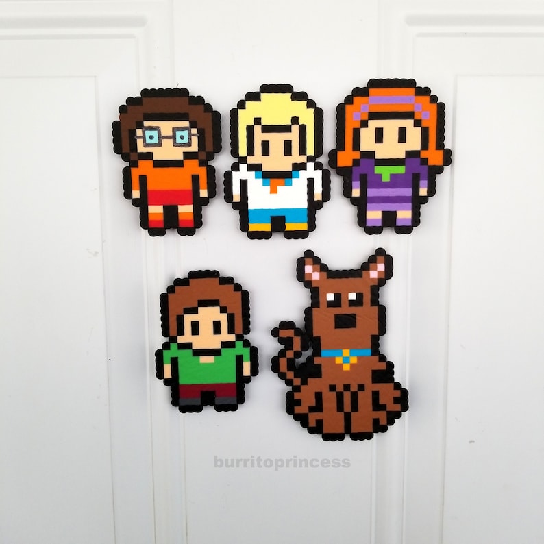 Cartoon Decorative 8 Bit Pixel Fridge Magnets Nerdy Wedding - Etsy