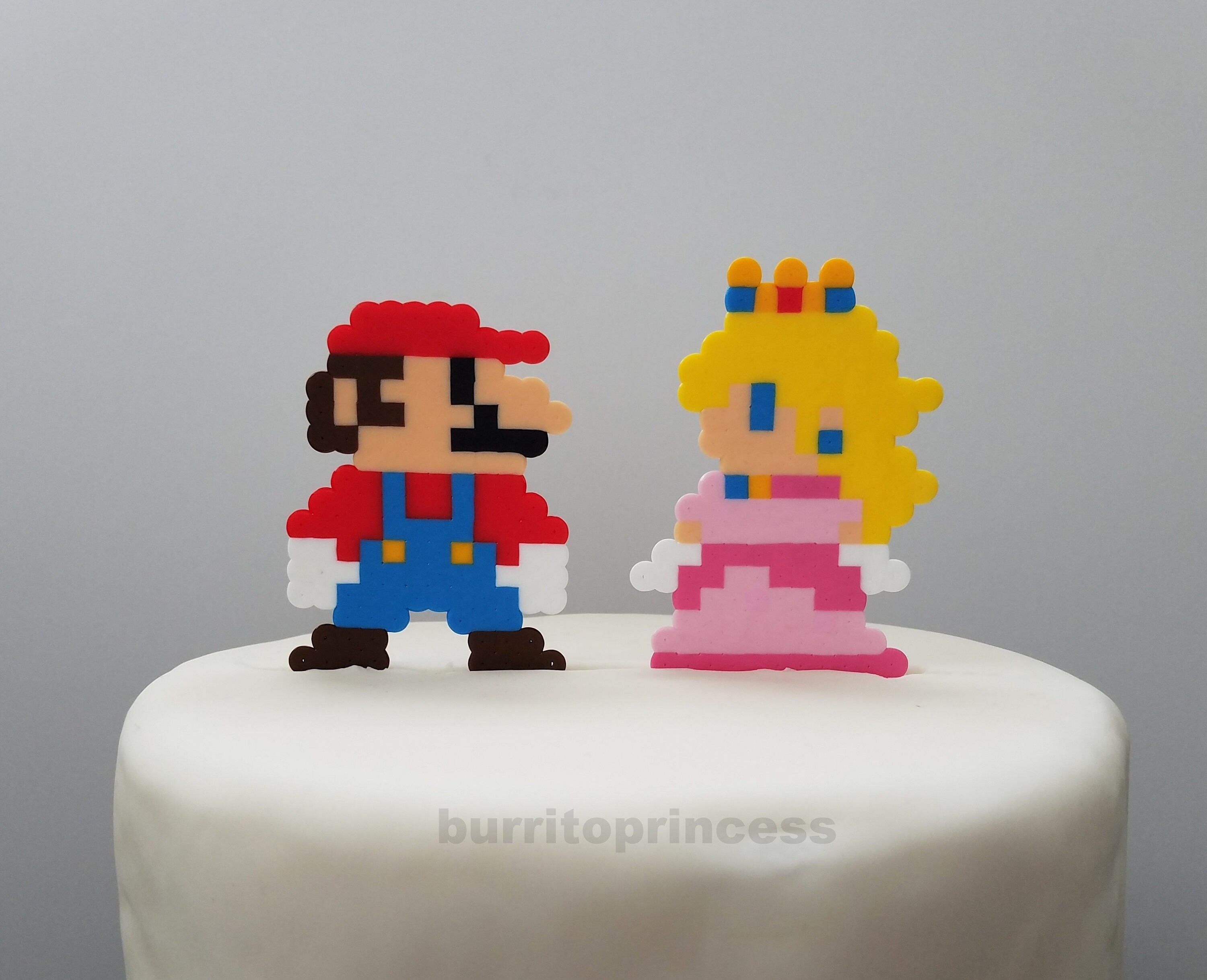 Theme Birthday Cake Topper Super Mario Princess Peach Any Name Cake ...