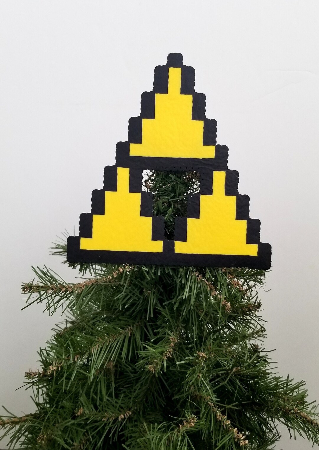 The Legend of Zelda Triforce Christms Tree Topper Decoration - Video ...