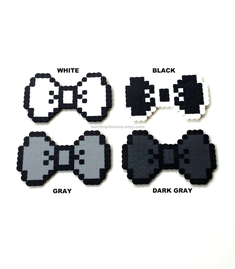 8 Bit Bows - 8 Bit Hair Bows - 8 Bit Bow Ties - Pixel Bows - Pixel Hair ...