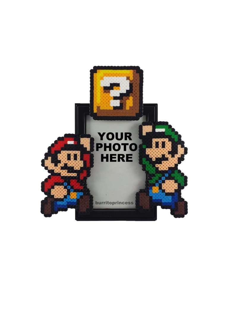 Mario and Luigi Picture Frame - Brothers Picture Frame - Video Game ...