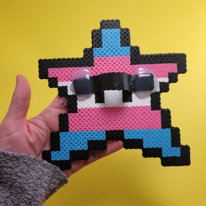 Trans Pride Flag Mario Star Christms Tree Topper Super Mario Tree ...