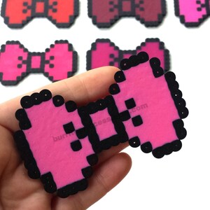 8 Bit Hair Bows - 8 Bit Bow Ties - Pixel Hair Bows - Pixel Bow Ties ...
