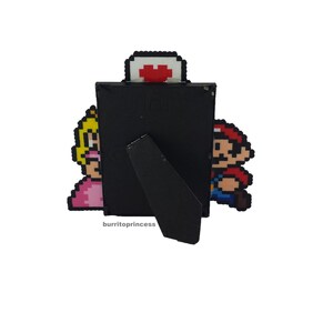 Mario and Princess Peach Picture Frame - Couples Picture Frame - Nerdy ...