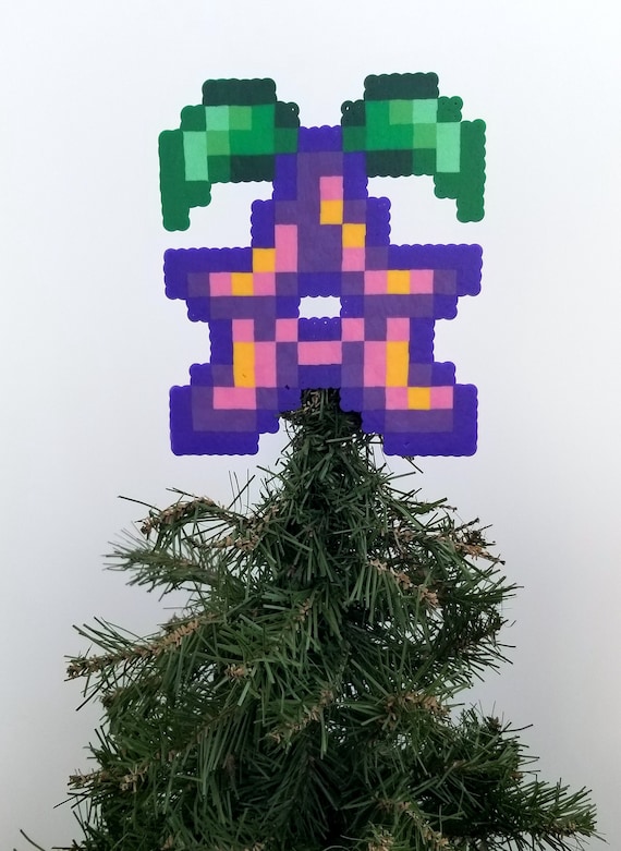 Minecraft Christmas Tree Star