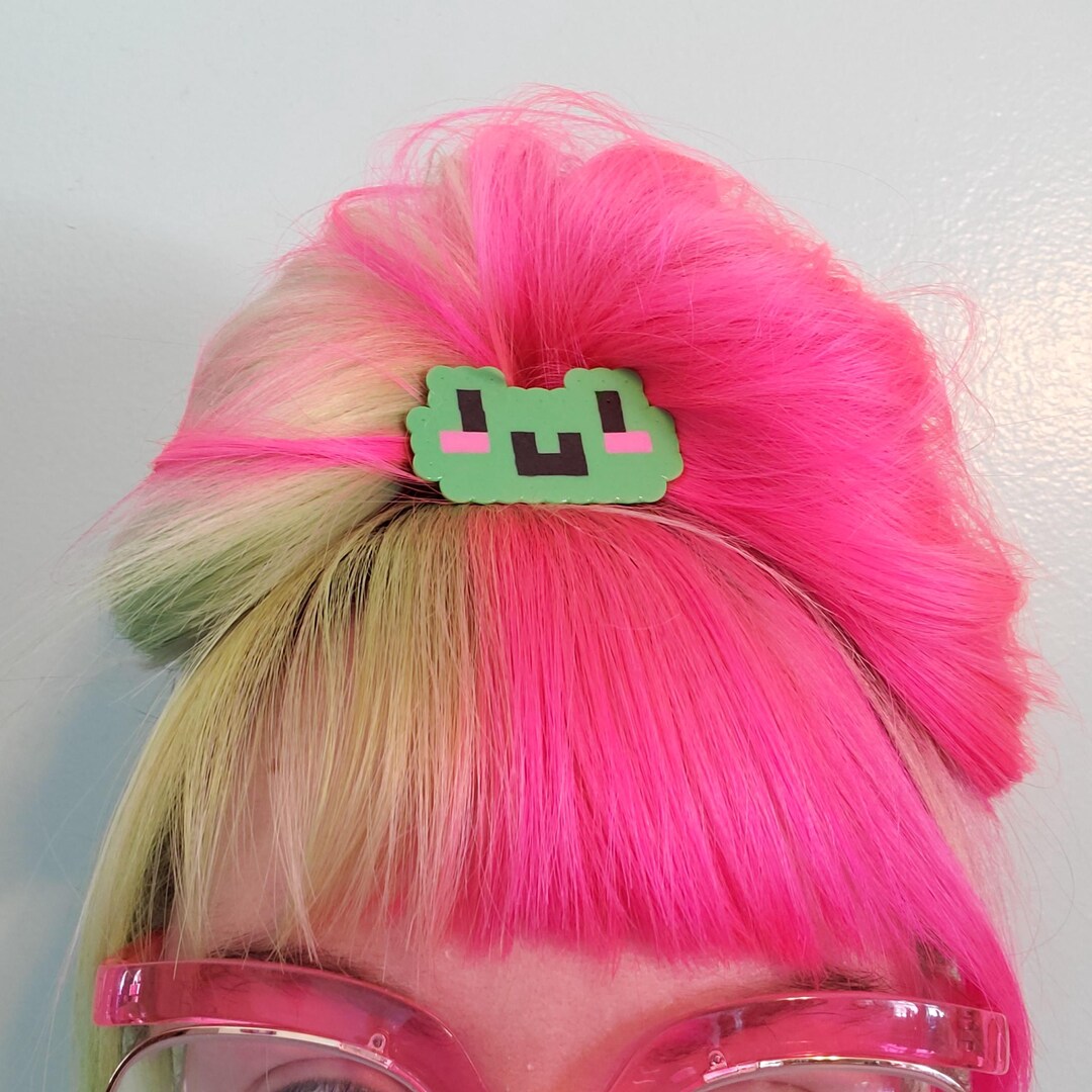 Cute Kawaii Frog Hair Clip - Etsy