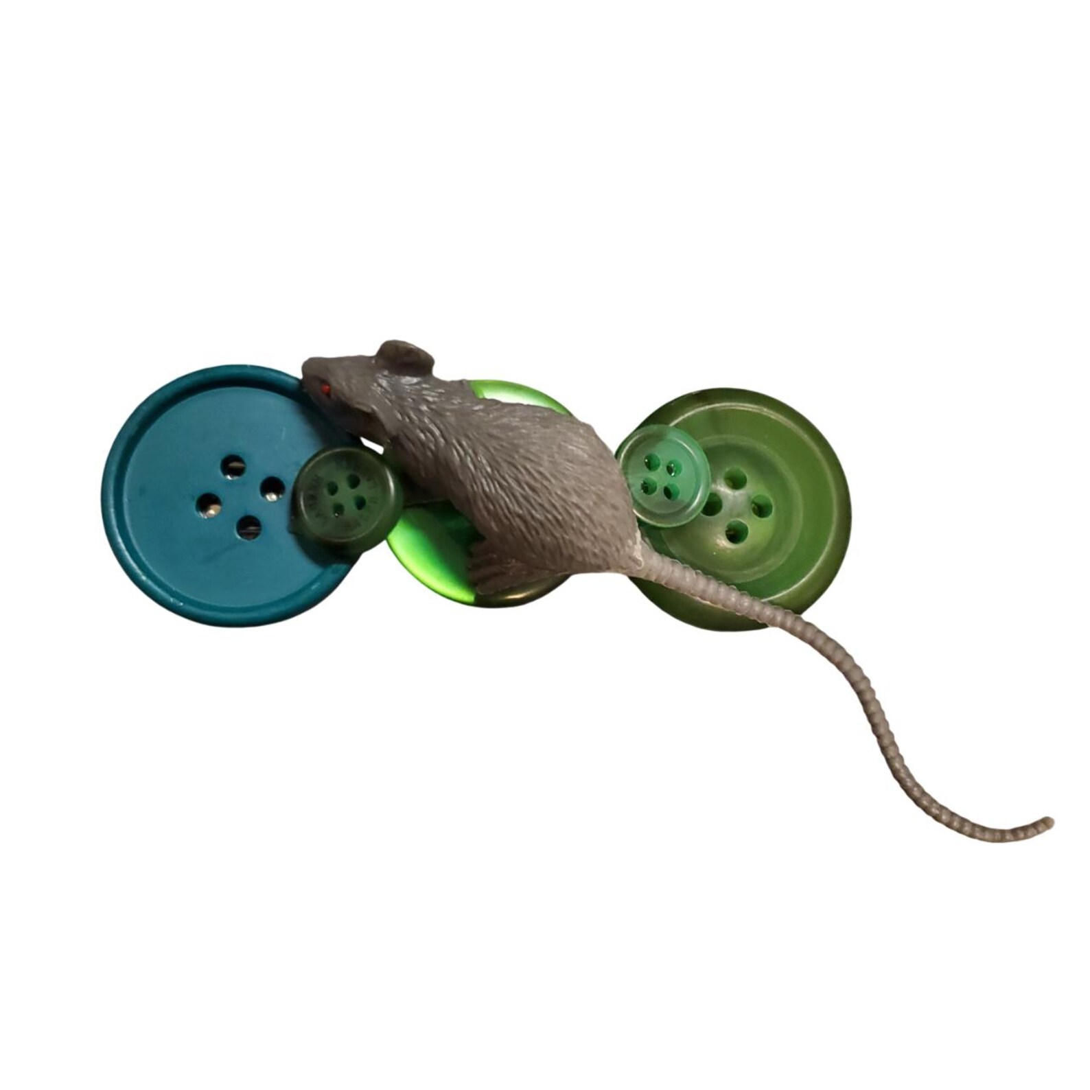 Rat Button Hair Clips - Indie Vanguard Tailored Grunge Goth Whimsigoth ...