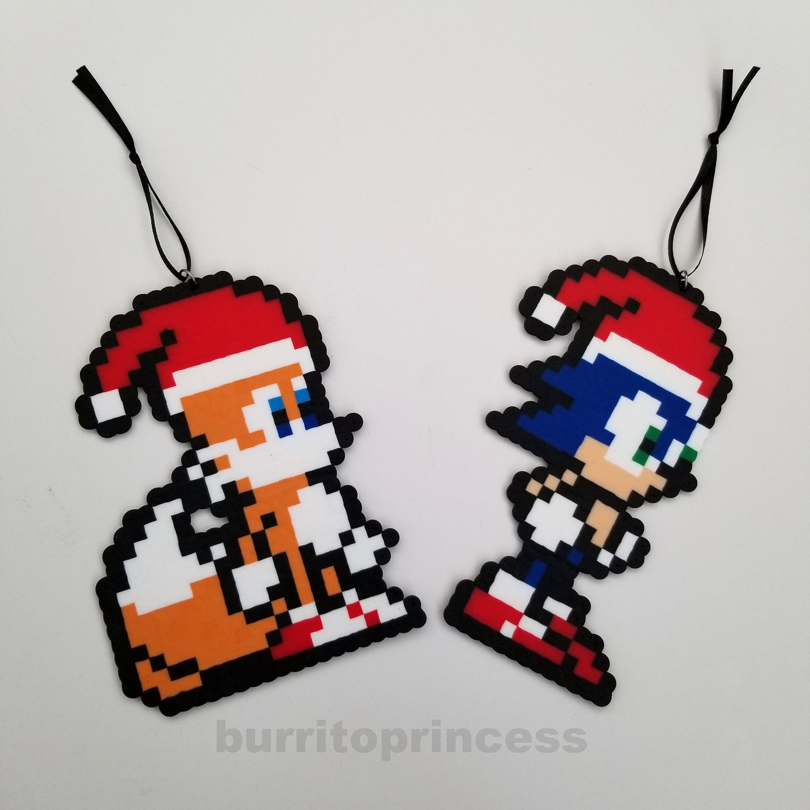 Sonic and Tails Christmas Ornaments Stocking Stuffer - Etsy