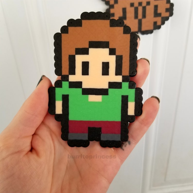 Cartoon Decorative 8 Bit Pixel Fridge Magnets Nerdy Wedding - Etsy