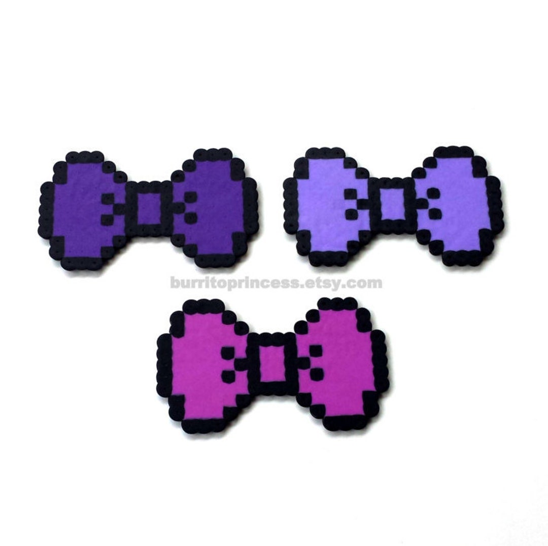 8 Bit Bows Pixel Bows 8 Bit Hair Bows Pixel Hair Bows 8 Bit Bow Tie ...
