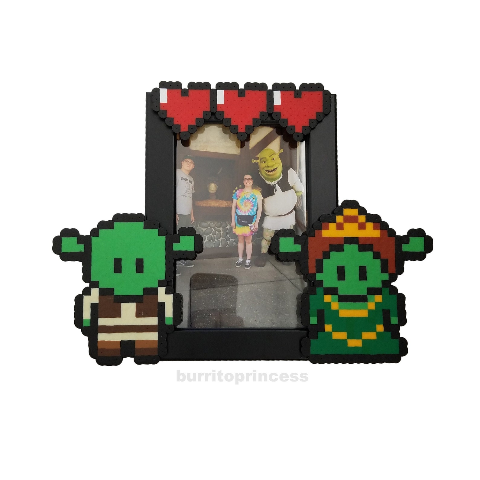 Shrek and Fiona Picture Frame Shrek Wedding Gift Shrek - Etsy