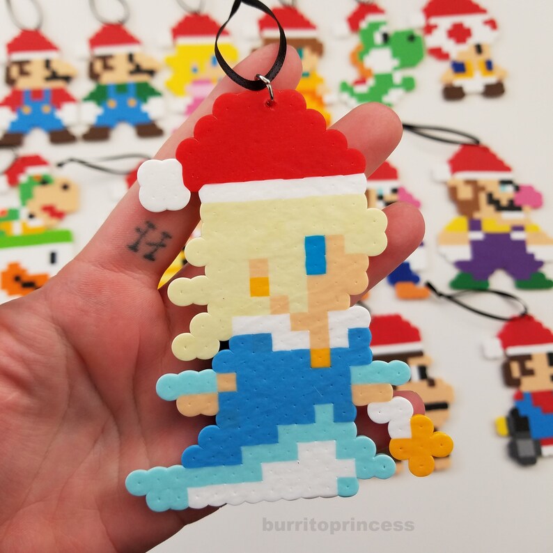 Mario Themed Christmas Ornaments Super Mario Christmas | Etsy