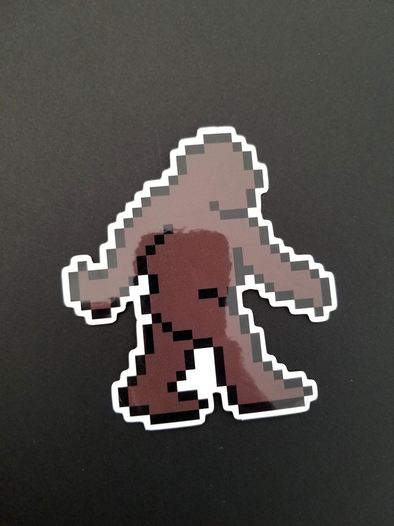 Bigfoot Sticker Cute and Kawaii 8 Bit Pixel Art Vinyl - Etsy Australia