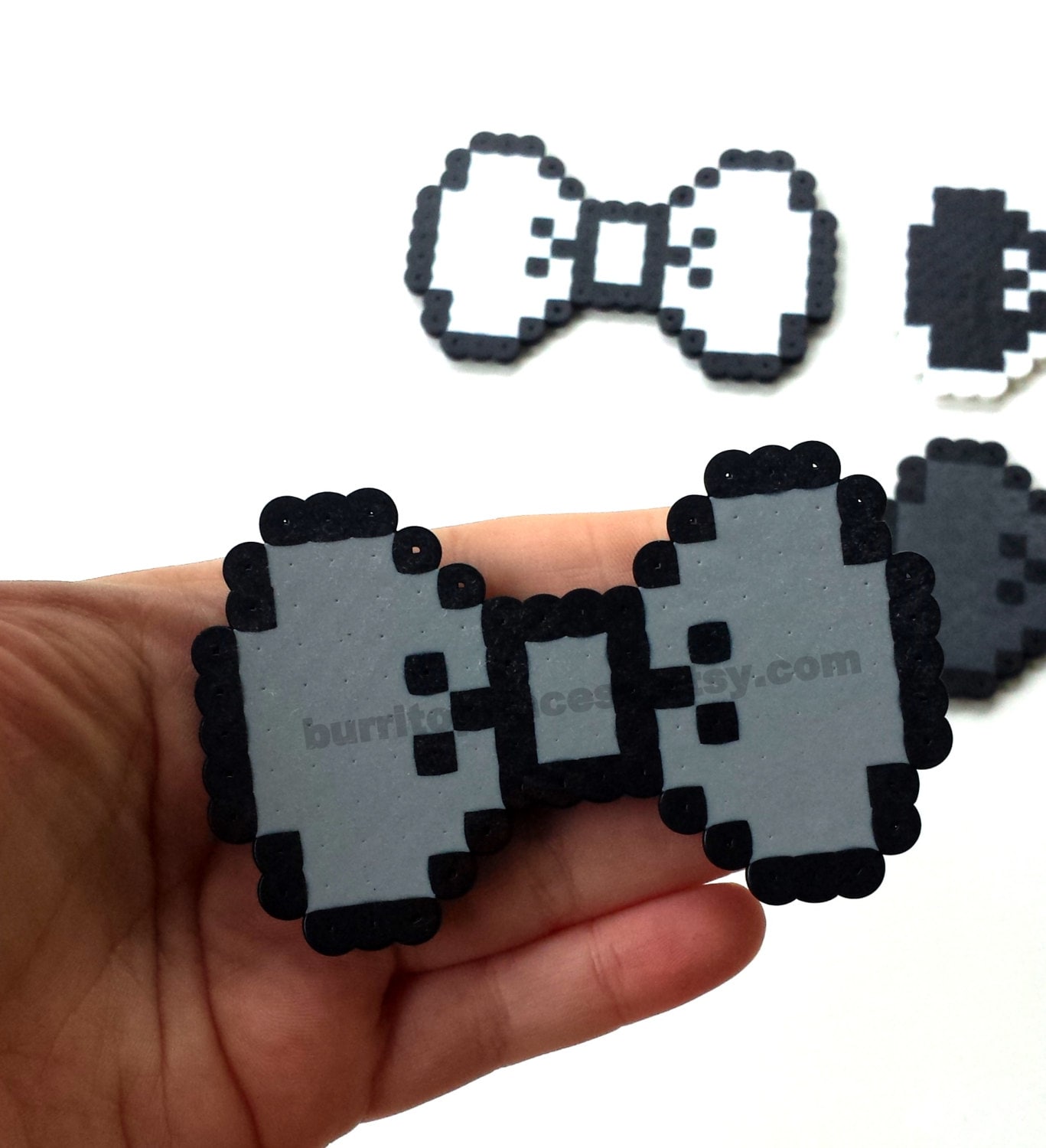 8 Bit Bows 8 Bit Hair Bows 8 Bit Bow Ties Pixel Bows - Etsy Canada