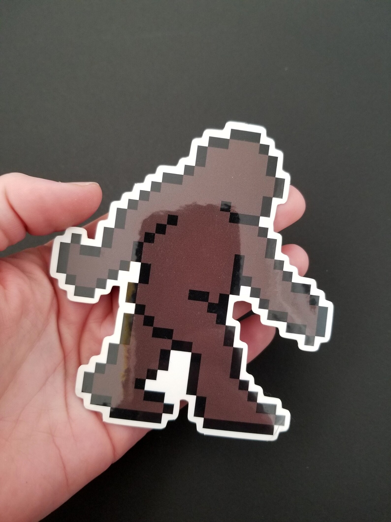 Bigfoot Sticker Cute and Kawaii 8 Bit Pixel Art Vinyl | Etsy