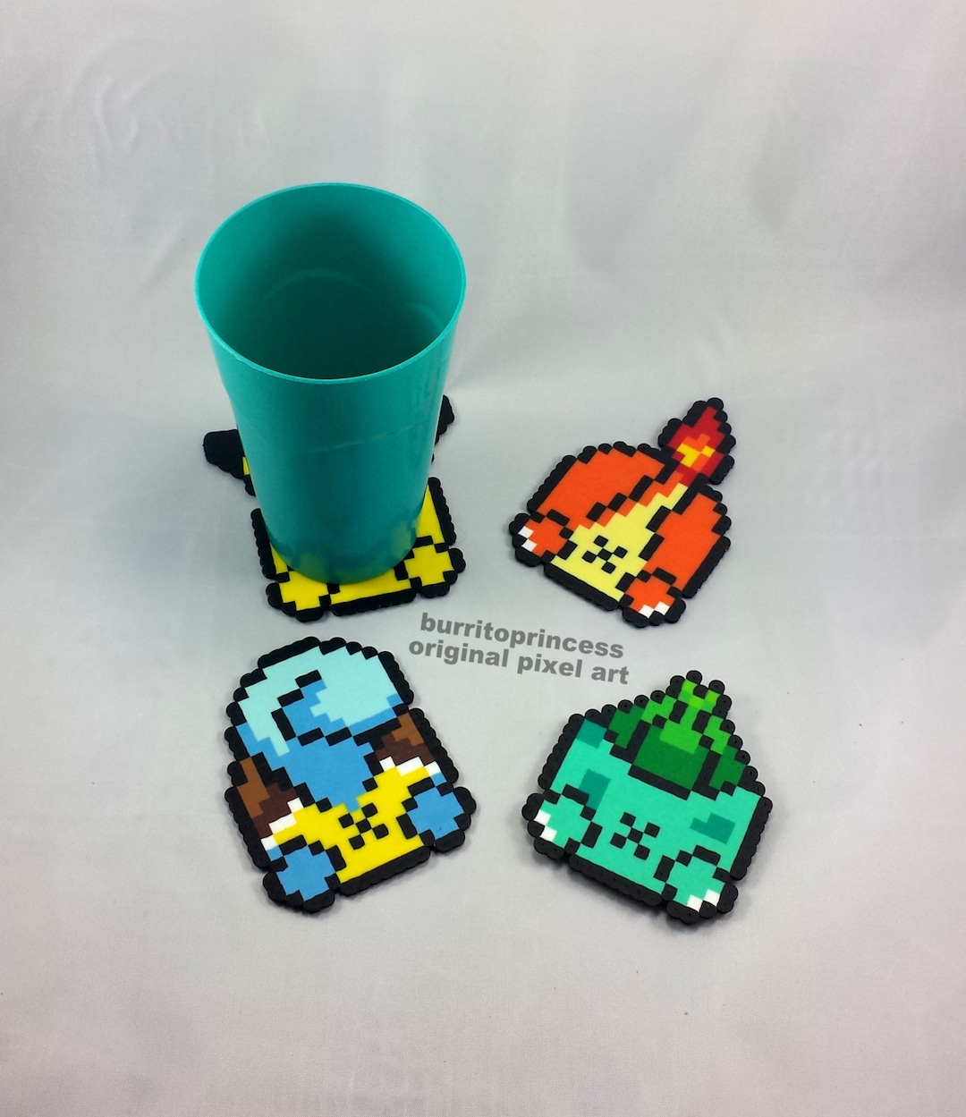 Pokemon Coasters Pokemon Butt Coasters Squirtle Coaster Charmander ...
