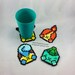 Pokemon Coasters Pokemon Butt Coasters Squirtle Coaster Charmander ...