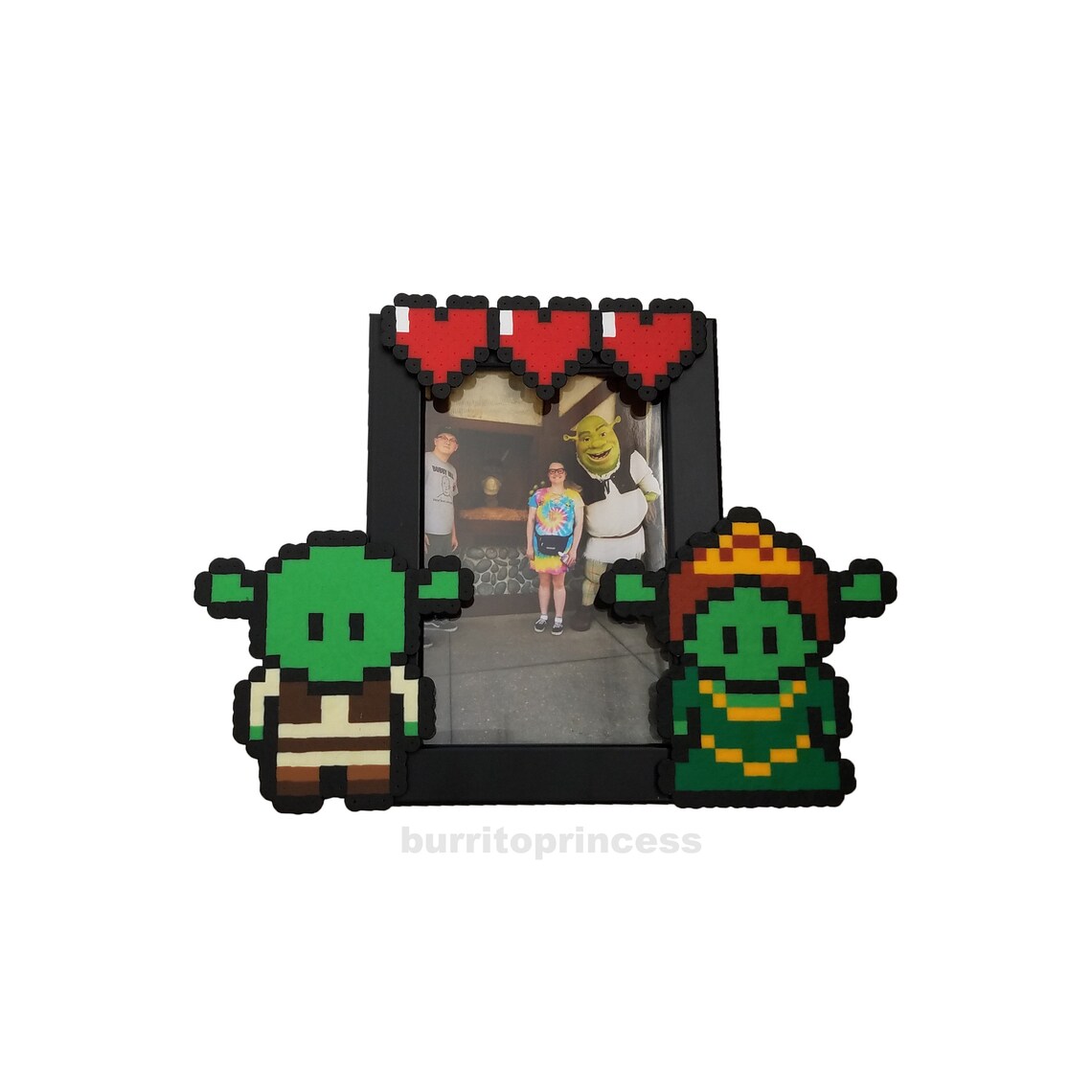 Shrek and Fiona Picture Frame Shrek Wedding Gift Shrek - Etsy