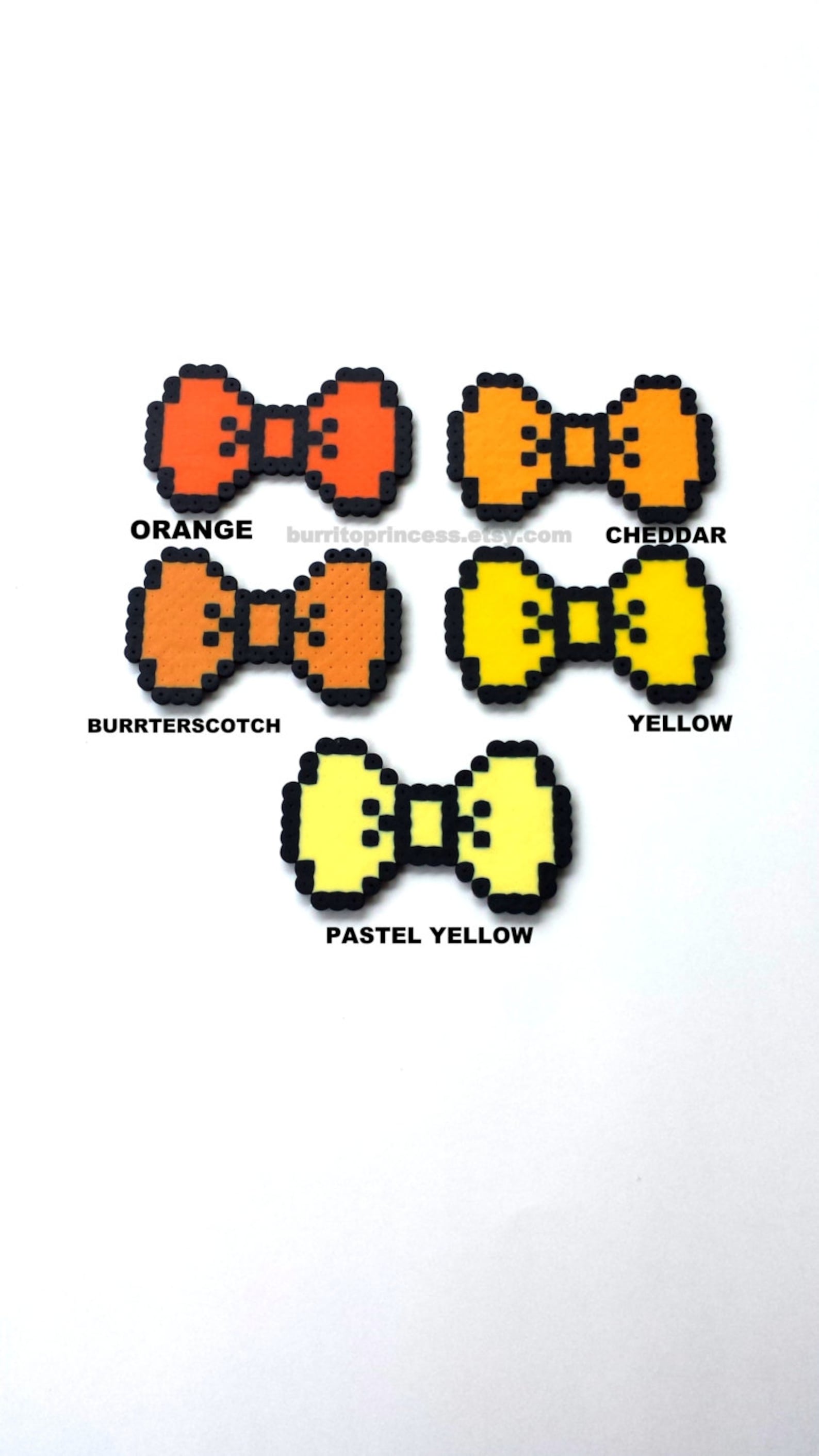 8 Bit Bows 8 Bit Hair Bows 8 Bit Bow Ties Pixel Hair | Etsy