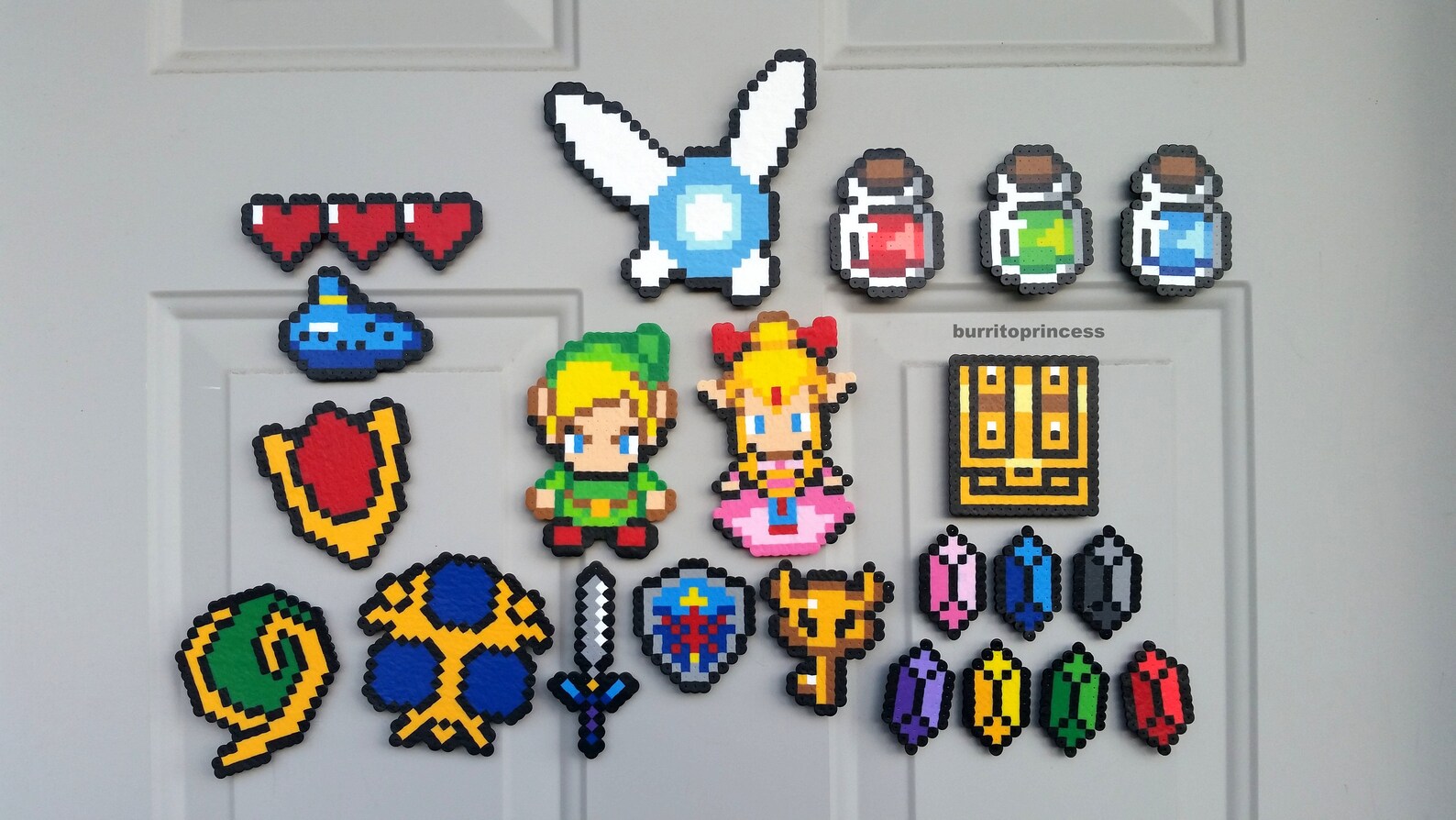 Magnets - Legend of Zelda Magnets - Link and Zelda Magnets - Legend of ...