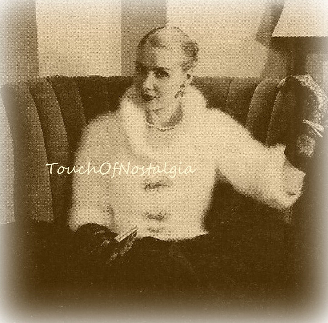 Crochet ANGORA Jacket Vintage Crochet Pattern - HAUTE COUTURE Angora ...