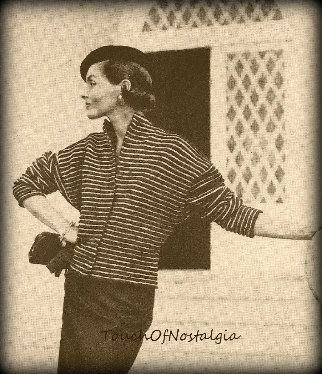 Chic PARISIAN STYLE COAT Knitting Pattern - Parisian French Look Jacket ...