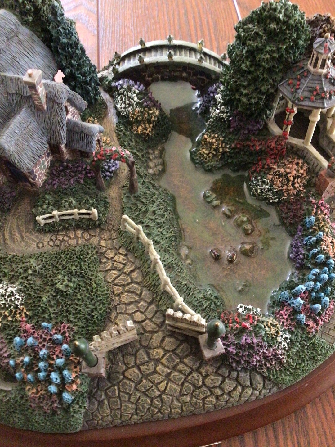 Rare THOMAS KINKADE Springtime Splendor English COTTAGE Arched - Etsy