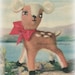 BAMBI FAWN Deer Toy Knitting Pattern Vintage 12 Tall | Etsy