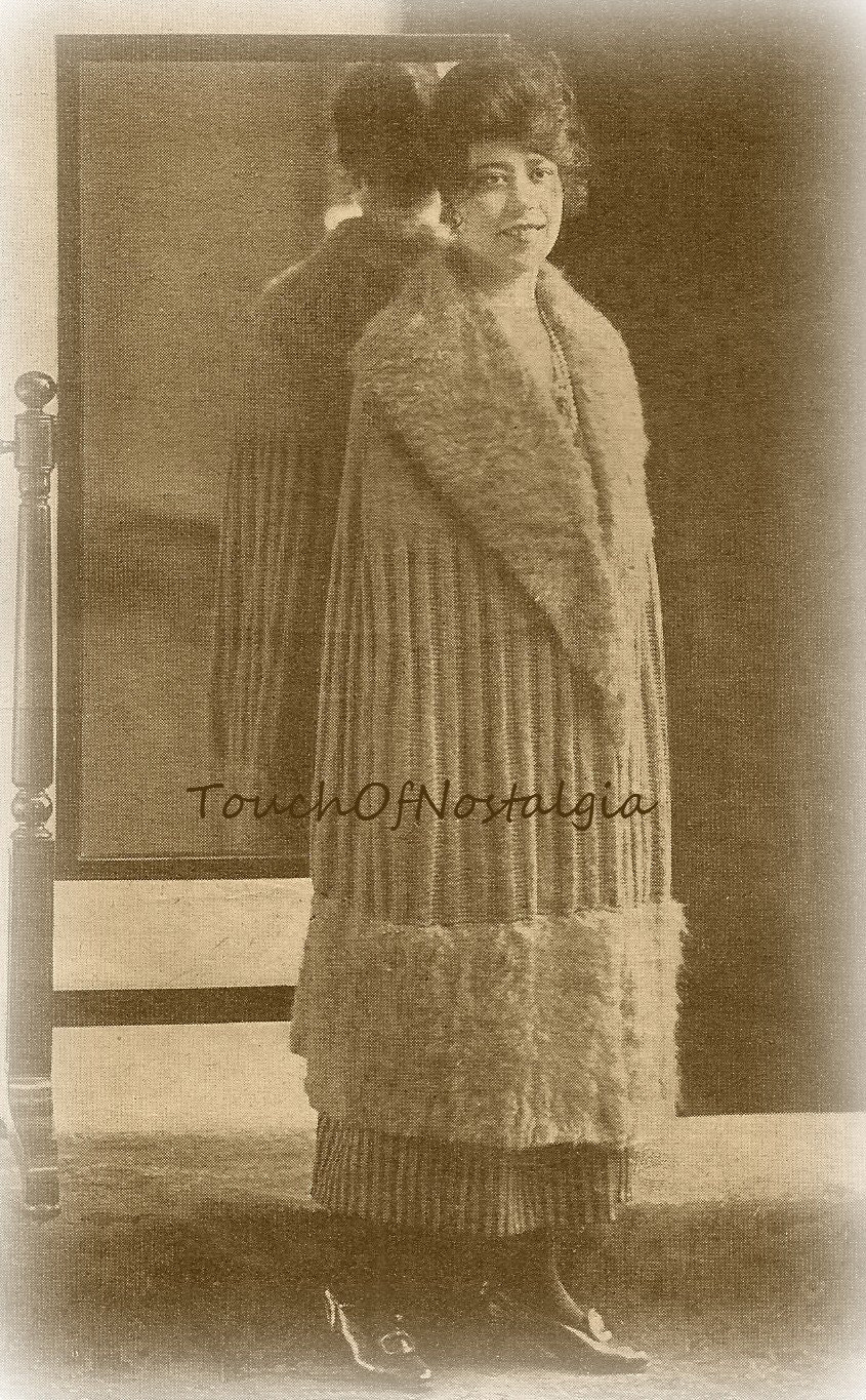 Long EVENING Cloak CAPE Antique Knitting Pattern ELEGANT - Etsy