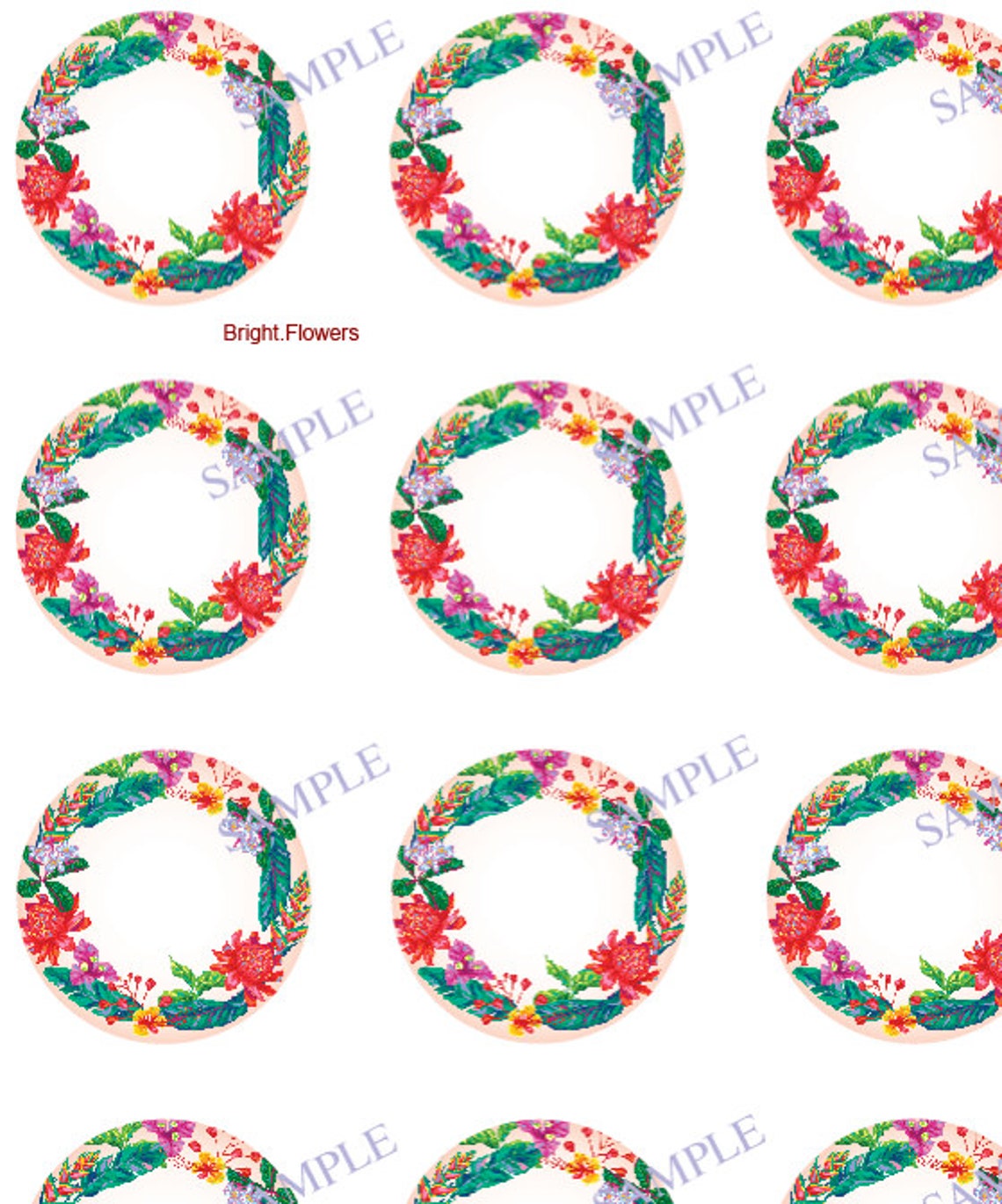 20 2 Write-on Floral Adhesive Labels CANNING Favor | Etsy