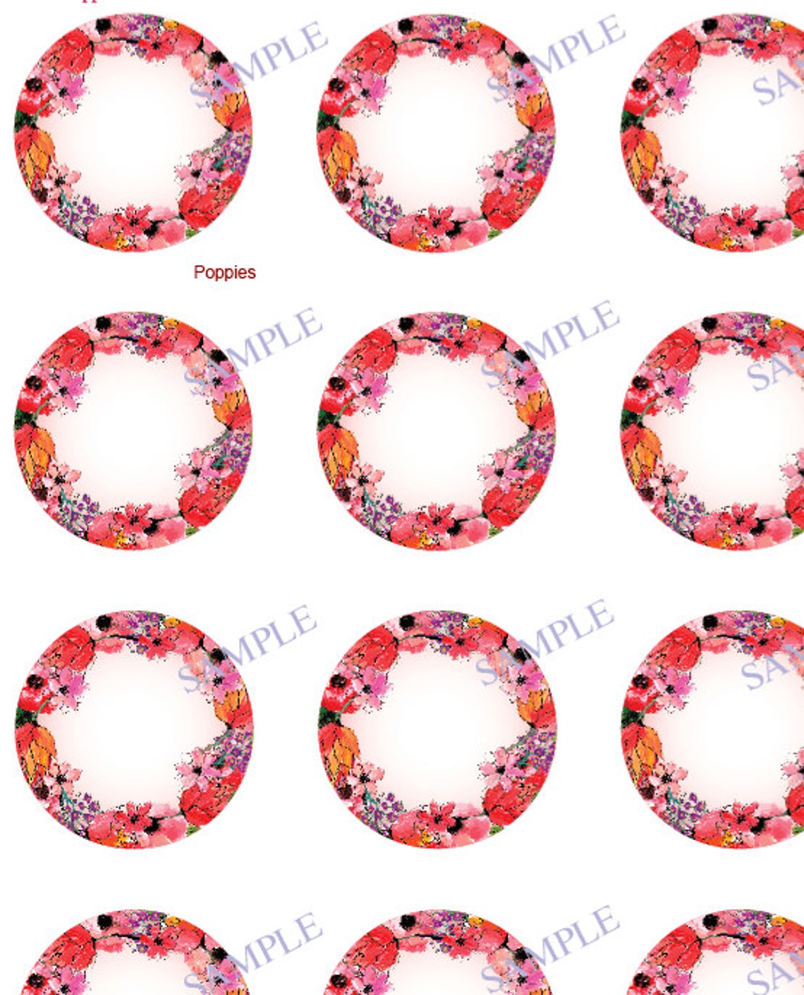 20 2 Write-on Floral Adhesive Labels CANNING Favor | Etsy