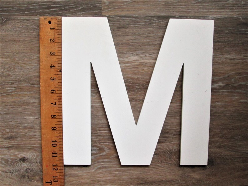 Industrial Letter M 12 Inch Vintage Metal Letter M Gallery - Etsy