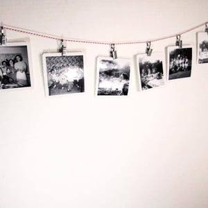 Ten Hanging Clips for Photos, Artwork or Paper / Magazine Clips / Pinch ...