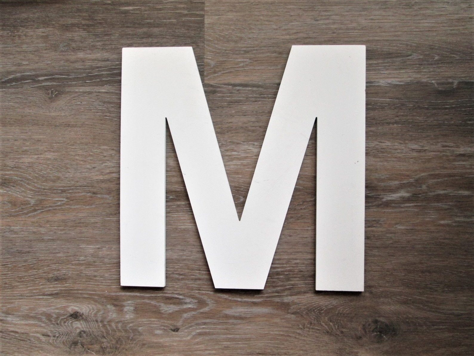 Industrial Letter M, 12 Inch Vintage Metal Letter M, Gallery Wall ...
