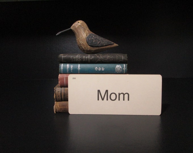 Vintage Flash Card Mom Mother Sign - Etsy
