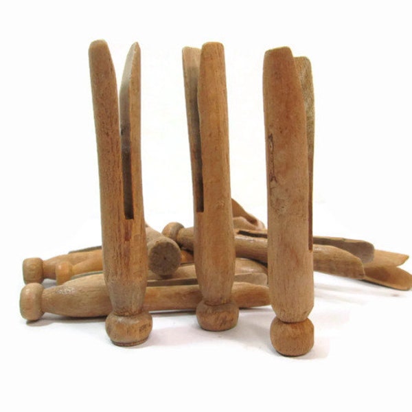 Vintage Clothes Pins - Etsy