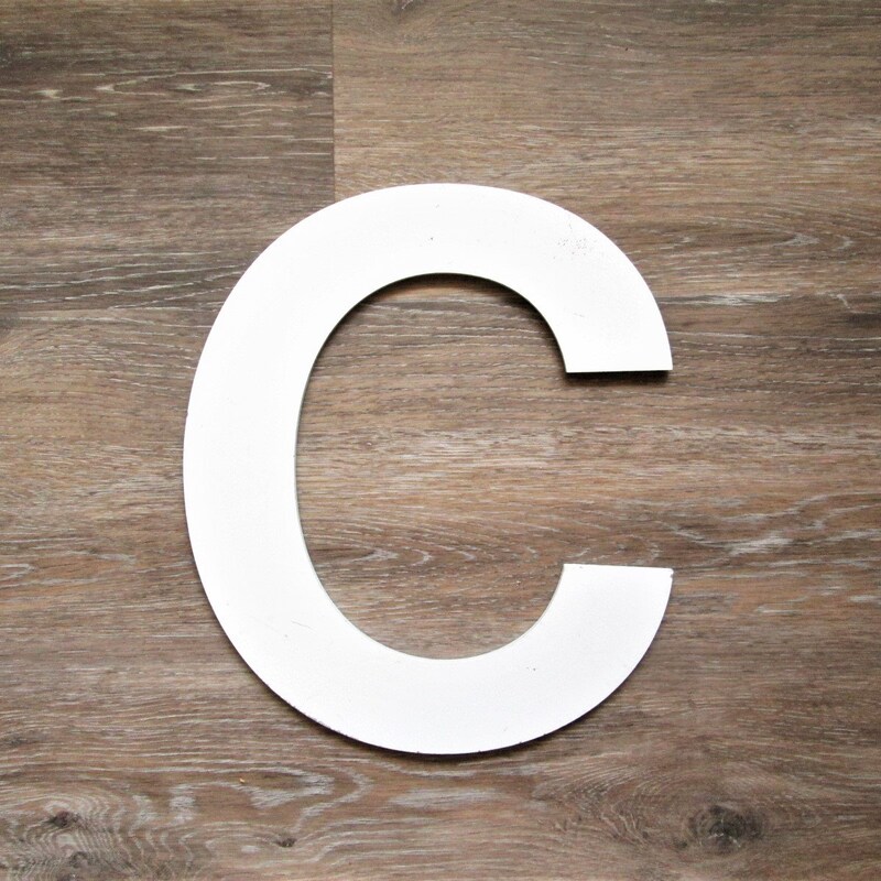Metal Letter C - Etsy