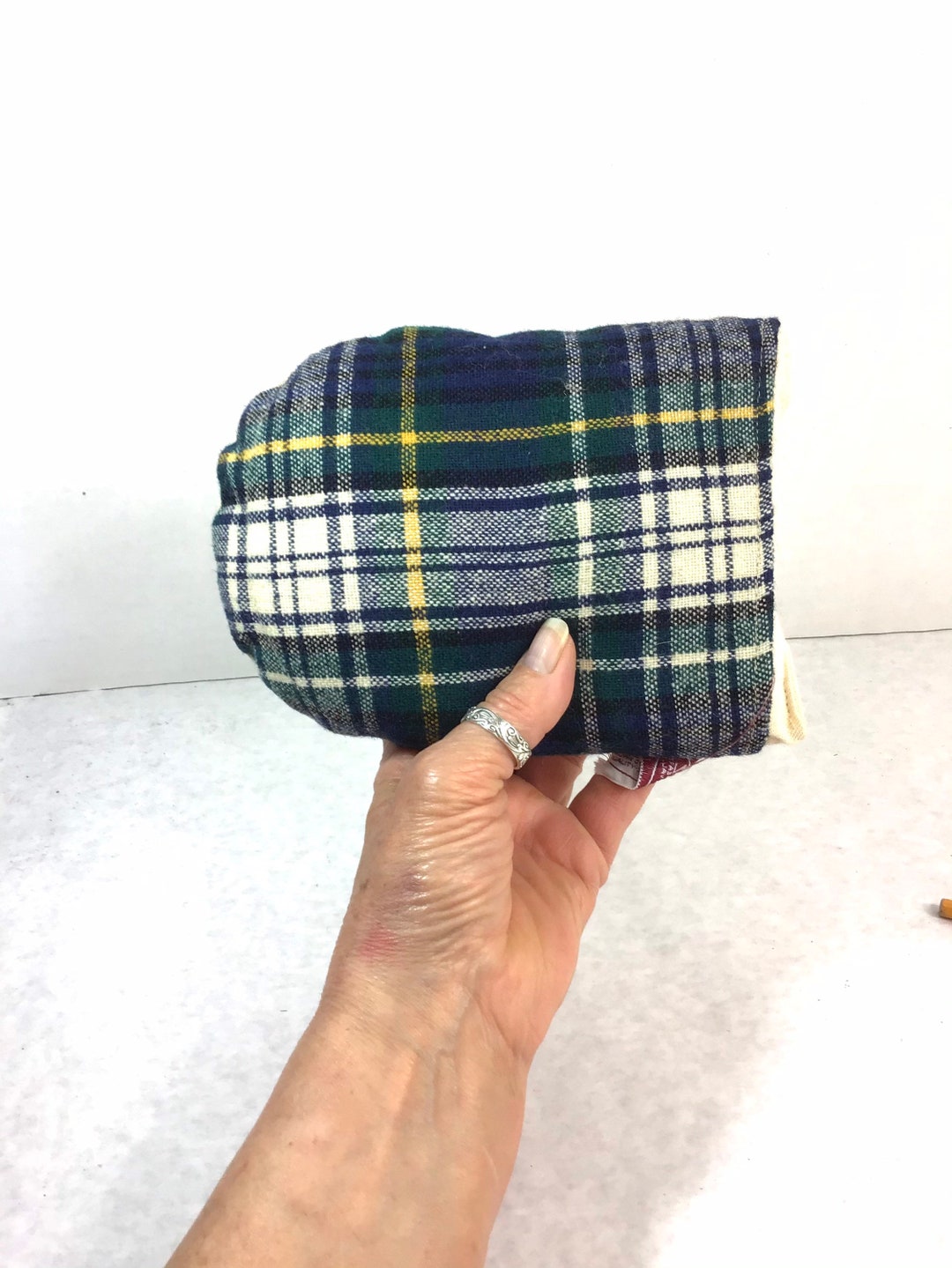 Vintage DRITZ Dressmaker's Ham, Pressing and Ironing Form, Plaid Sewing ...