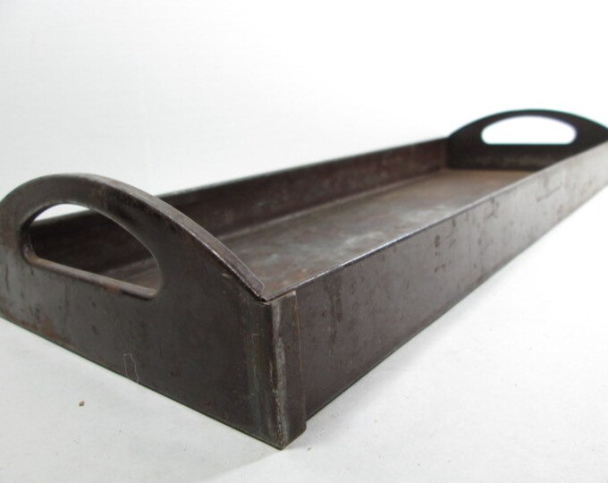 Brown Metal Tool Tray Industrial Rust - Etsy