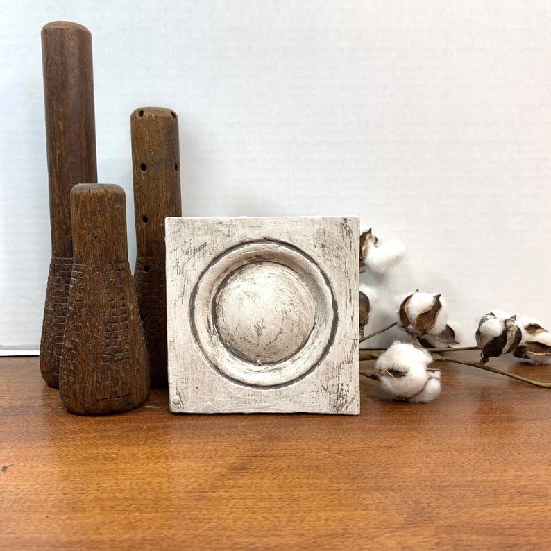 Bullseye Plinth Block Architectural Salvage Farmhouse Decor - Etsy