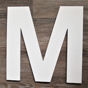 Industrial Letter M, 12 Inch Vintage Metal Letter M, Gallery Wall ...