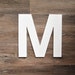 Industrial Letter M 12 Inch Vintage Metal Letter M Gallery - Etsy