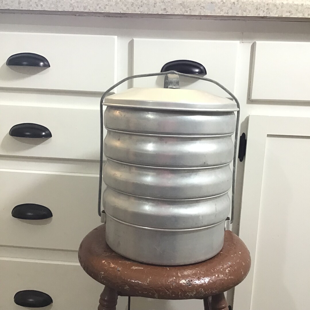 Vintage Aluminum Stacking Pan / Regal Food Tote / Picnic / Camping - Etsy