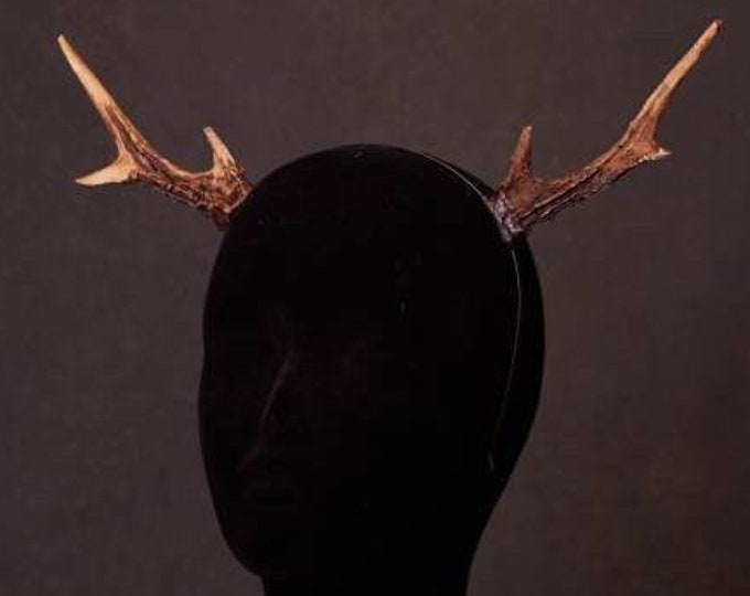 Medium Deer Antlers Headband - Etsy UK