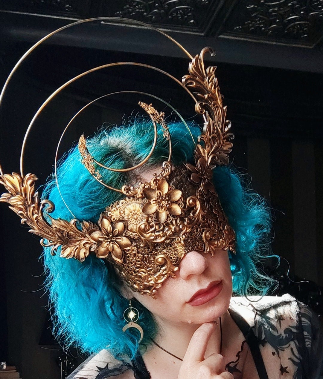 Emperor Moth Blind Mask Made To Order | Etsy