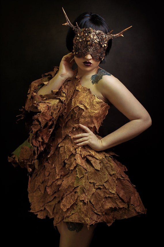 Blind Horned Mask - Etsy