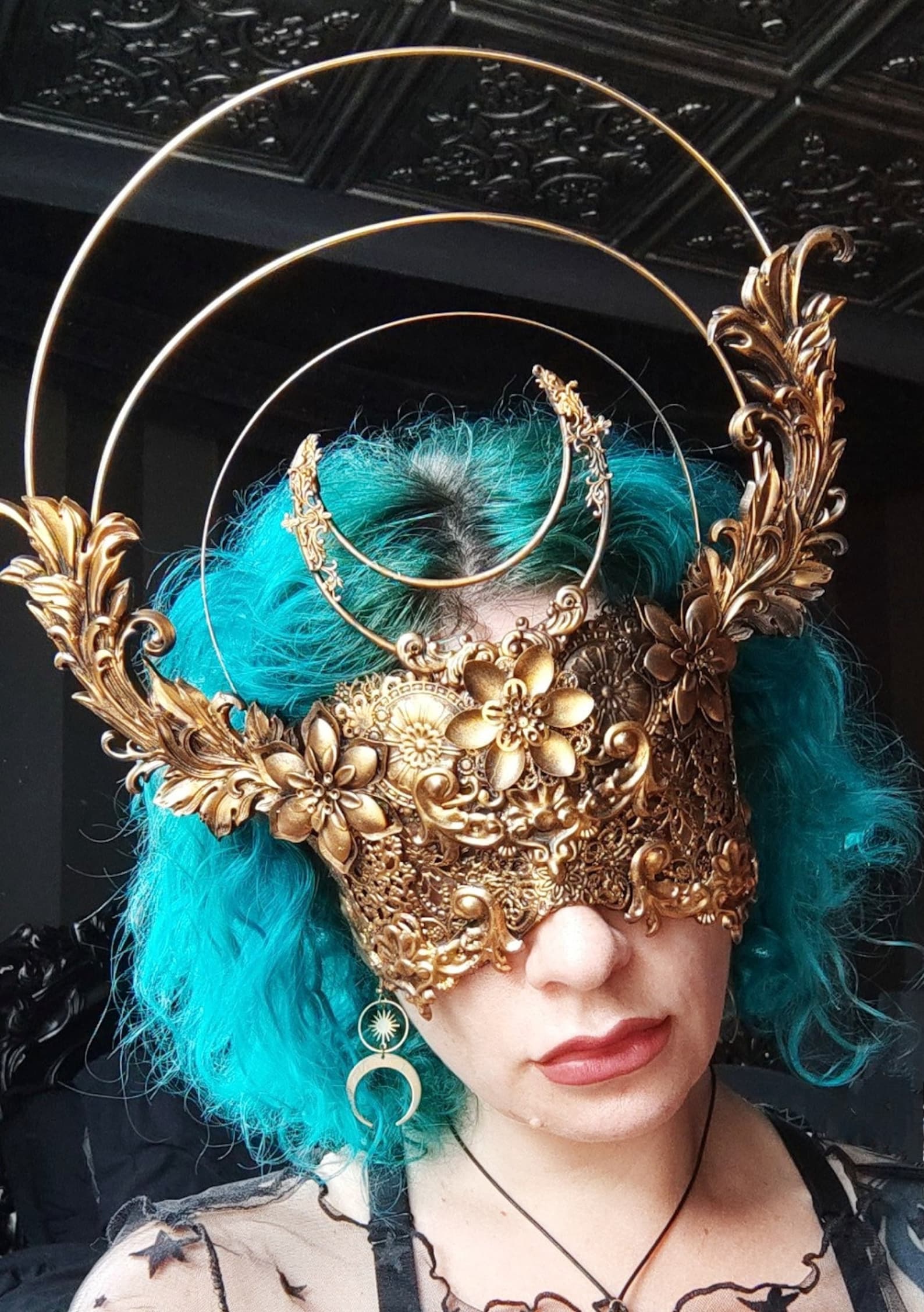 Emperor Moth Blind Mask Made to Order | Etsy