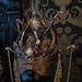 Soothsayer Headdress Mask With Chains and Pearls - Etsy