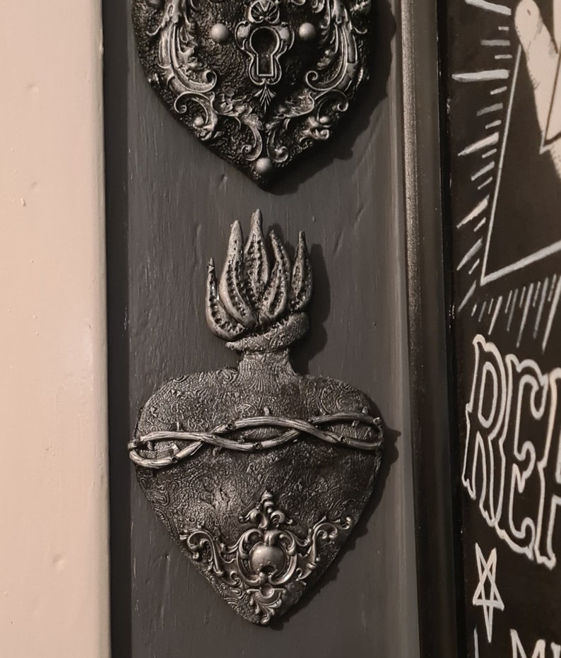 Sacred Heart Wall Art | Etsy