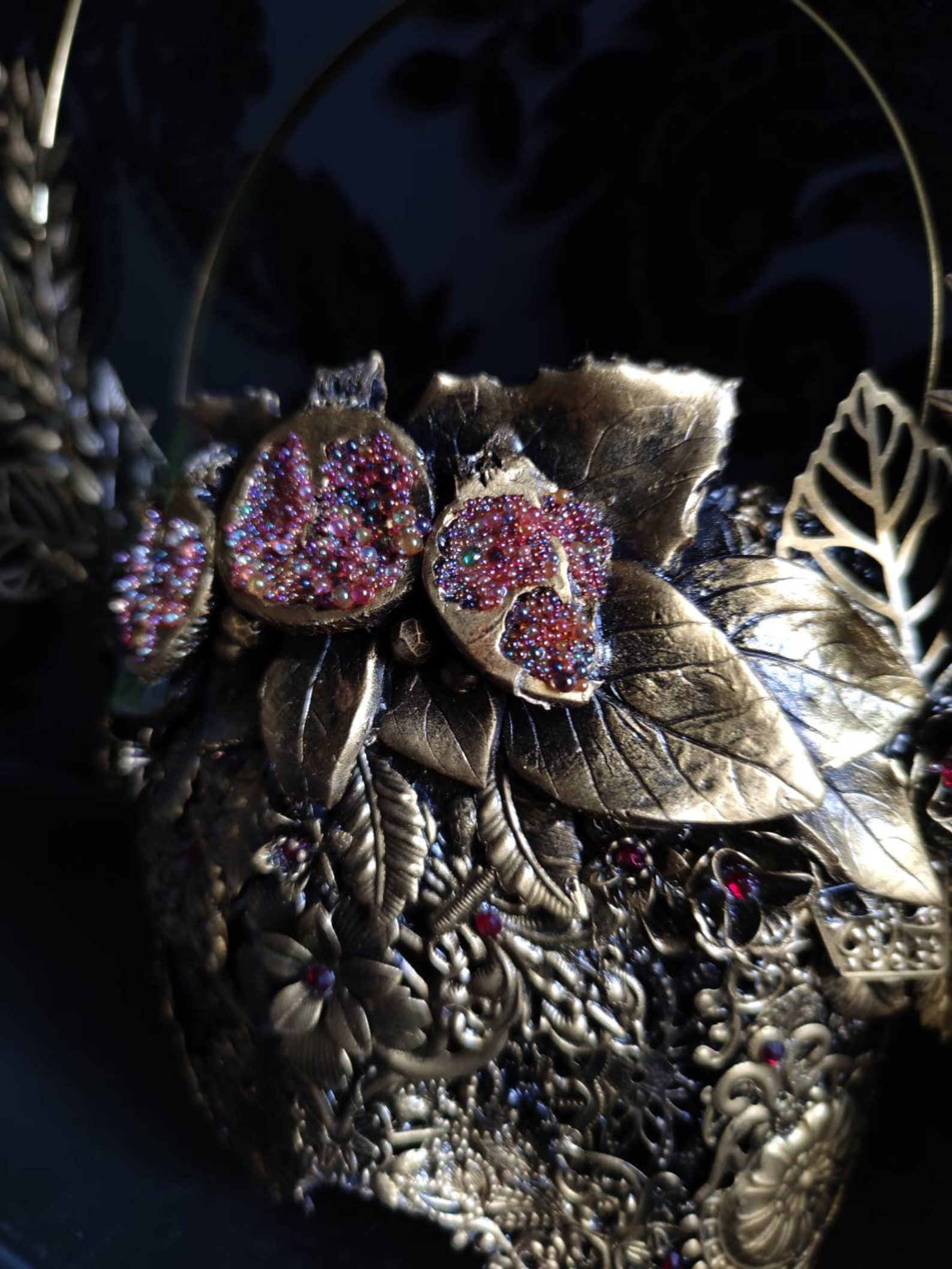 Persephone Pomegranate Mask | Etsy